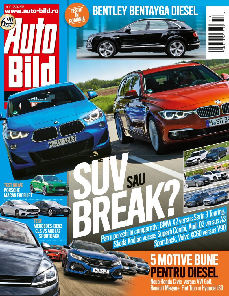 Revista AUTO BILD Nr 13 din 28 iunie 2018 | auto-bild.ro
